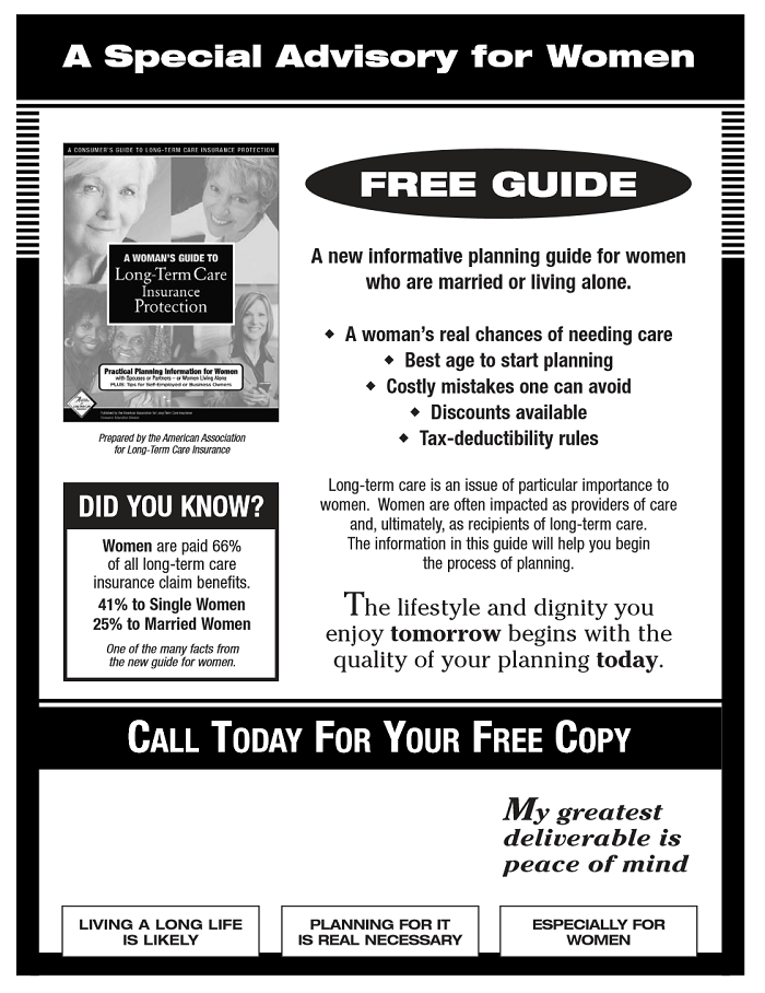 Sample Long Term Care Letters